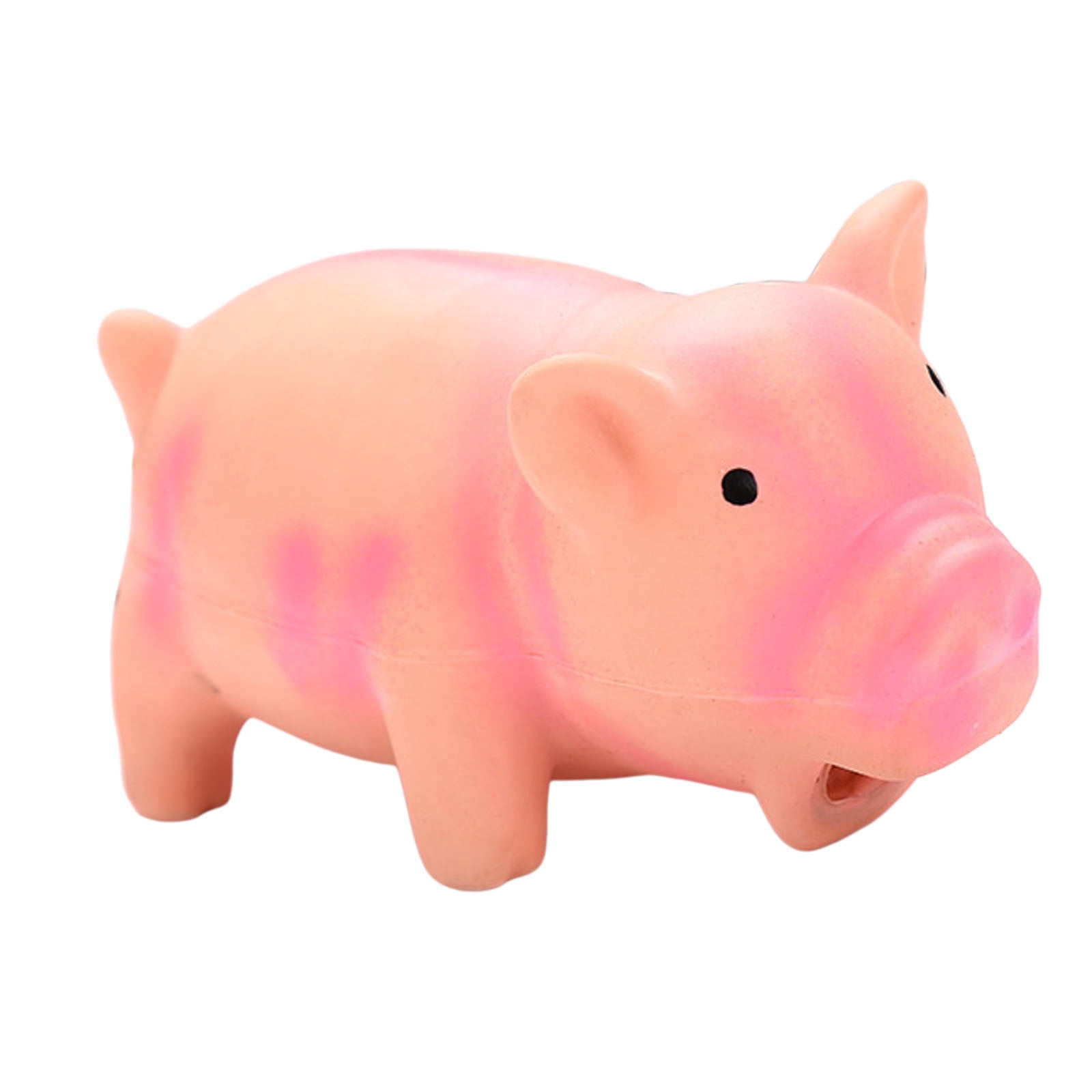 ZAROYEAX Squeaky Pig Toys for Dogs Molar Chew Toy Dog Toy Latex Squeaky ...