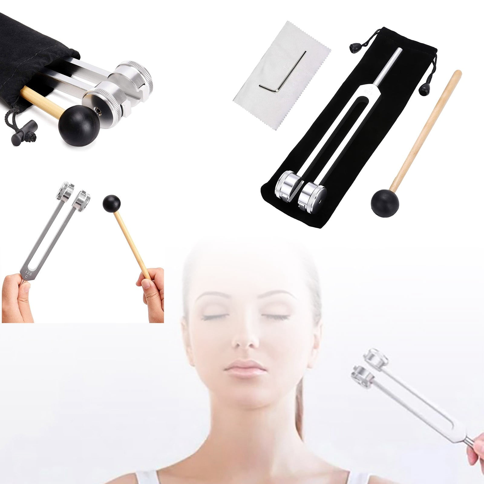 ZAROYEAX Therapeutic Instrument Nerve Tuning Fork Ear Tuning Fork for ...