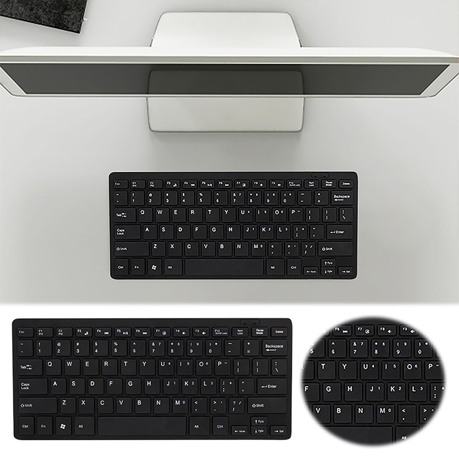 ZAROYEAX Wired Mini Keyboard Mini Chocolate Keyboard USB Portable ...