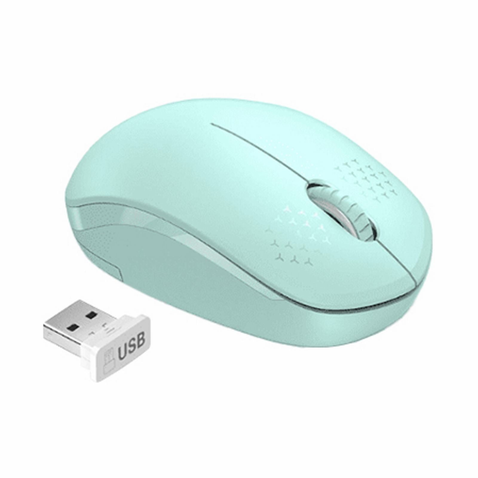 ZAROYEAX Wireless Mice 2.4G Mini Mice Optical Silent Click Mice ...