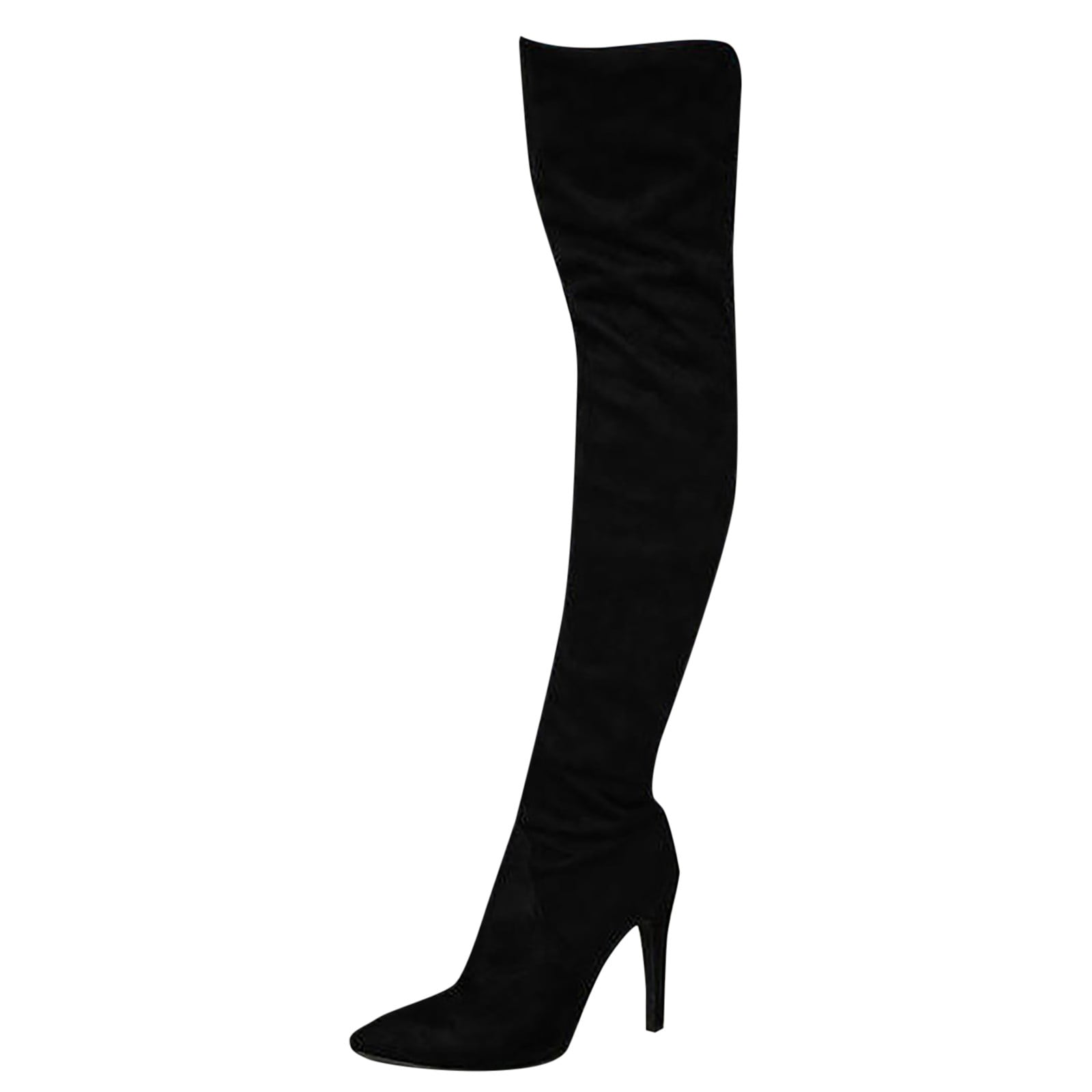 ZAROYEAX Women Shoes Fashion Knee Long Boots High Heels Over Knee ...