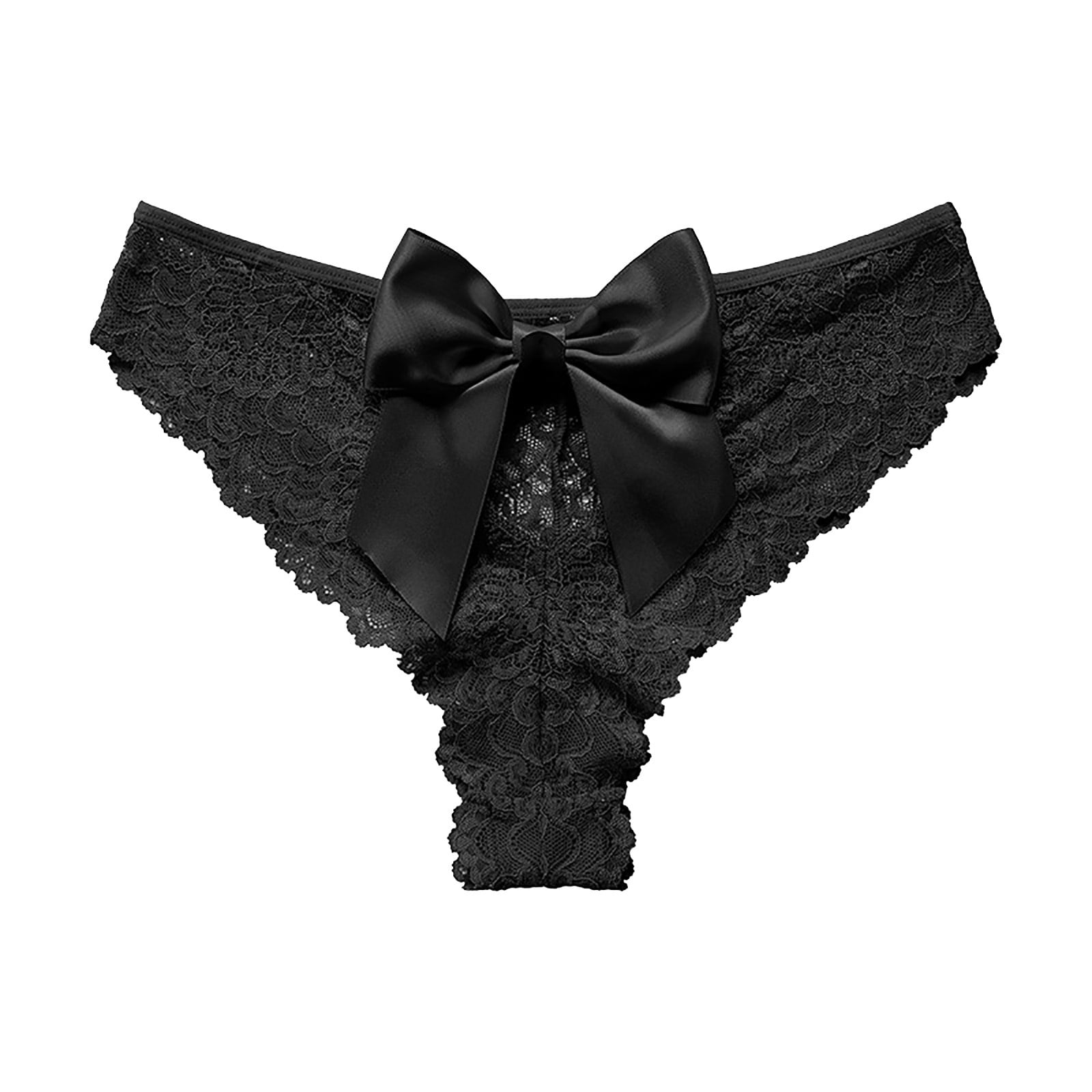 ZAROYEAX Womens Underwear Seamless Bikini Lace Underwear Half Back ...