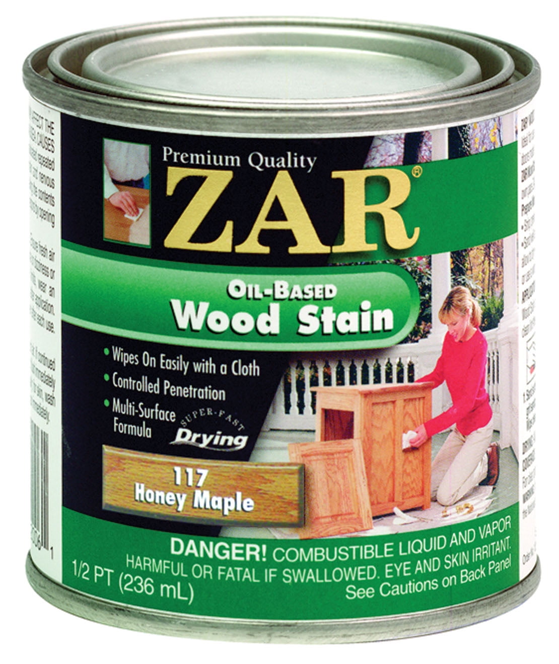 ZAR 11706 Wood Stain, Honey Maple - Walmart.com