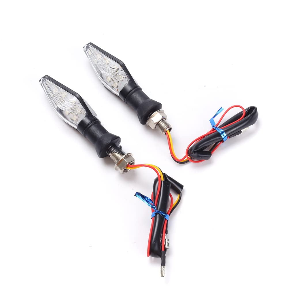 ZAS Motorcycle Turn Signal CM31 Lights Indicators Flowing - 12V ...