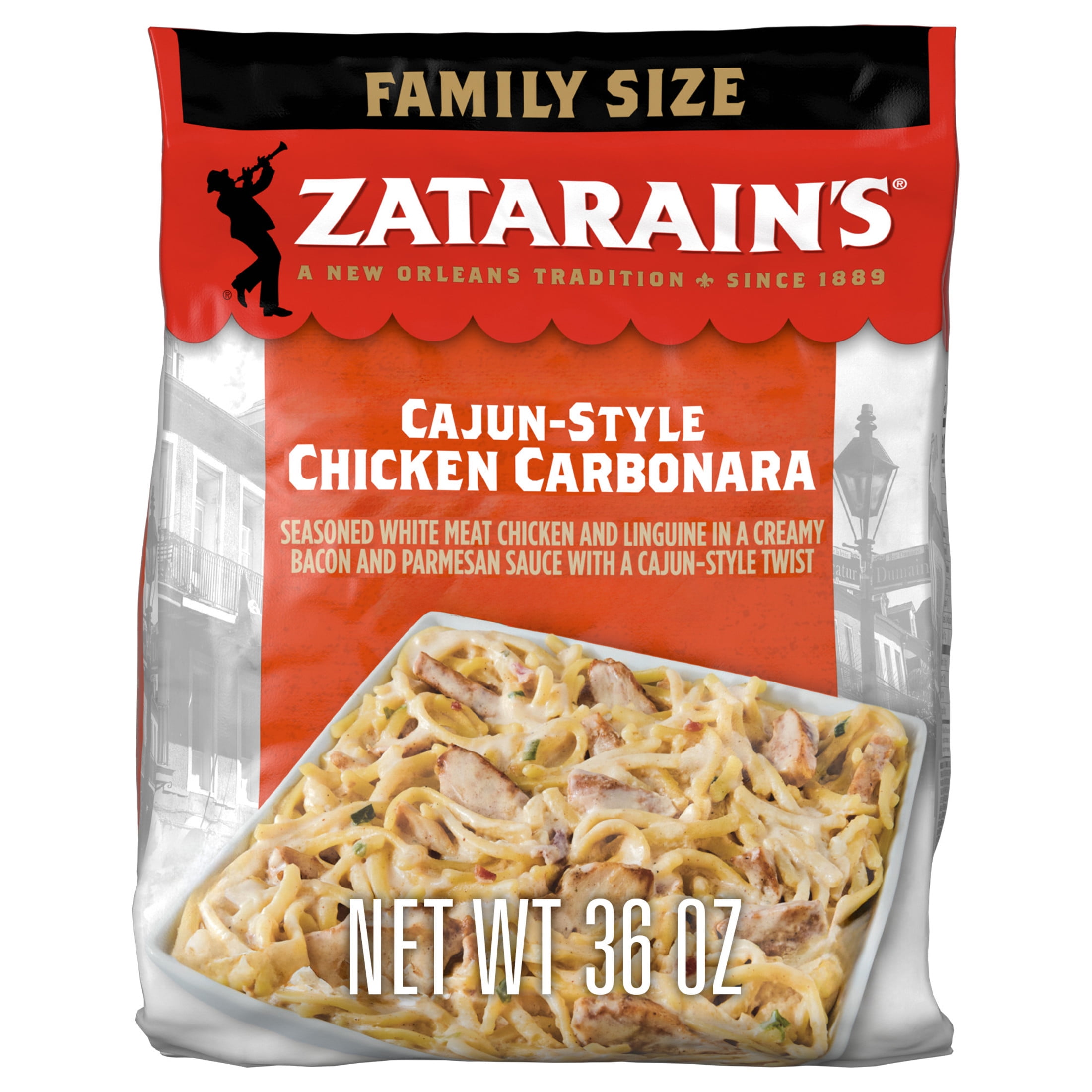 Zatarain's Cajun Chicken Carbonara, 36.0 oz Bag - Walmart.com