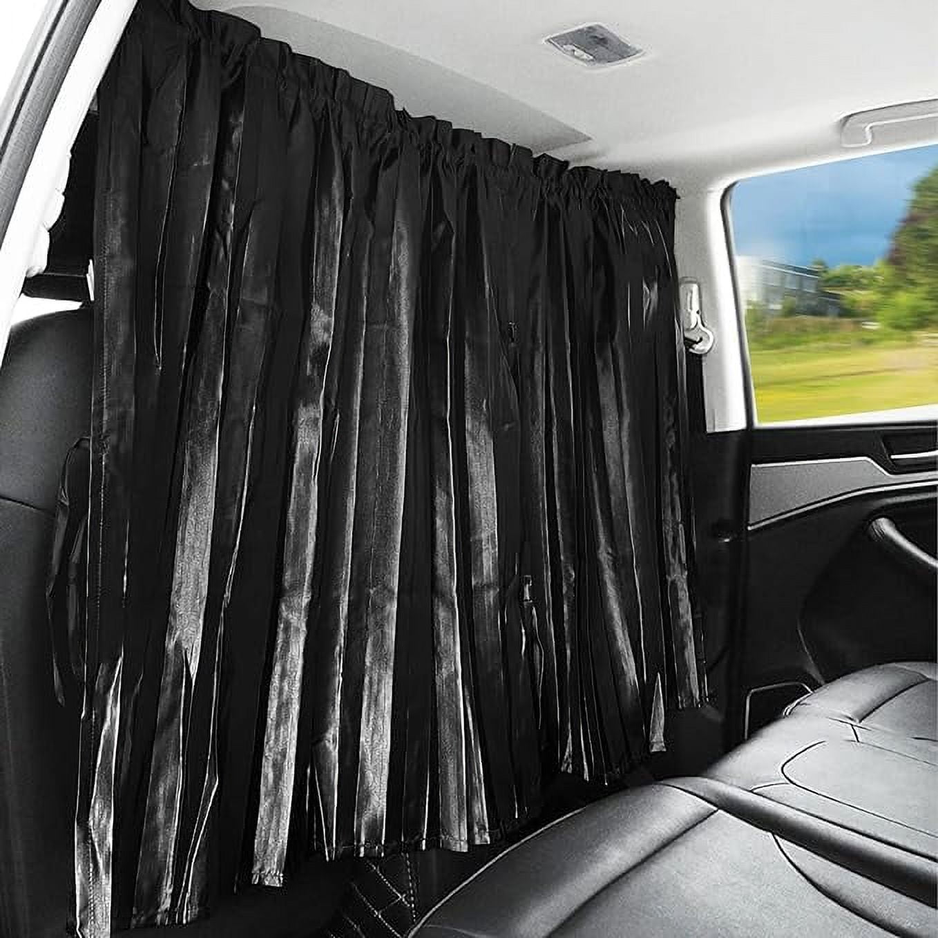 ZATOOTO Car Curtains Divider Privacy Window Sun Shade Side Windshield Magnetic Sunshades Covers Travel Removable Simple