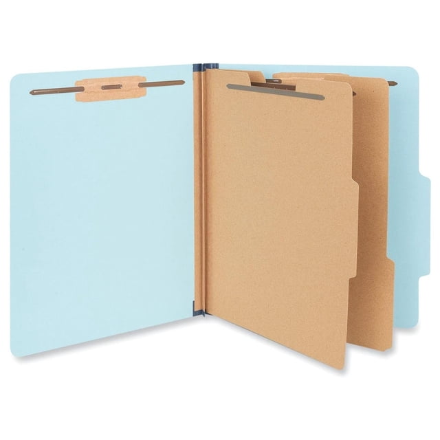 ZAWkirJ Six-Section Classification Folders, Heavy-Duty Pressboard Cover ...