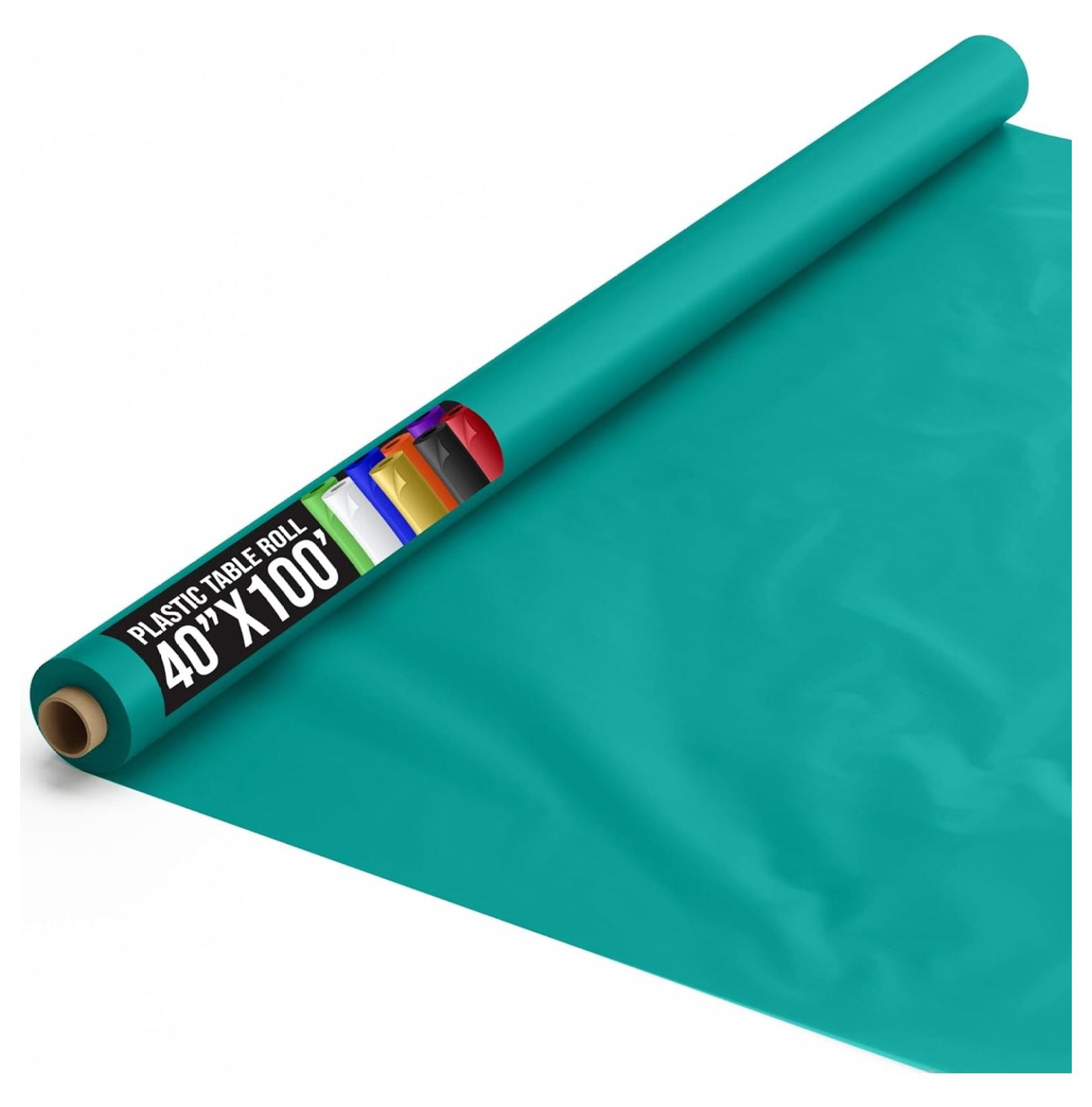 ZAWkirJ Teal Plastic Table roll - Walmart.com