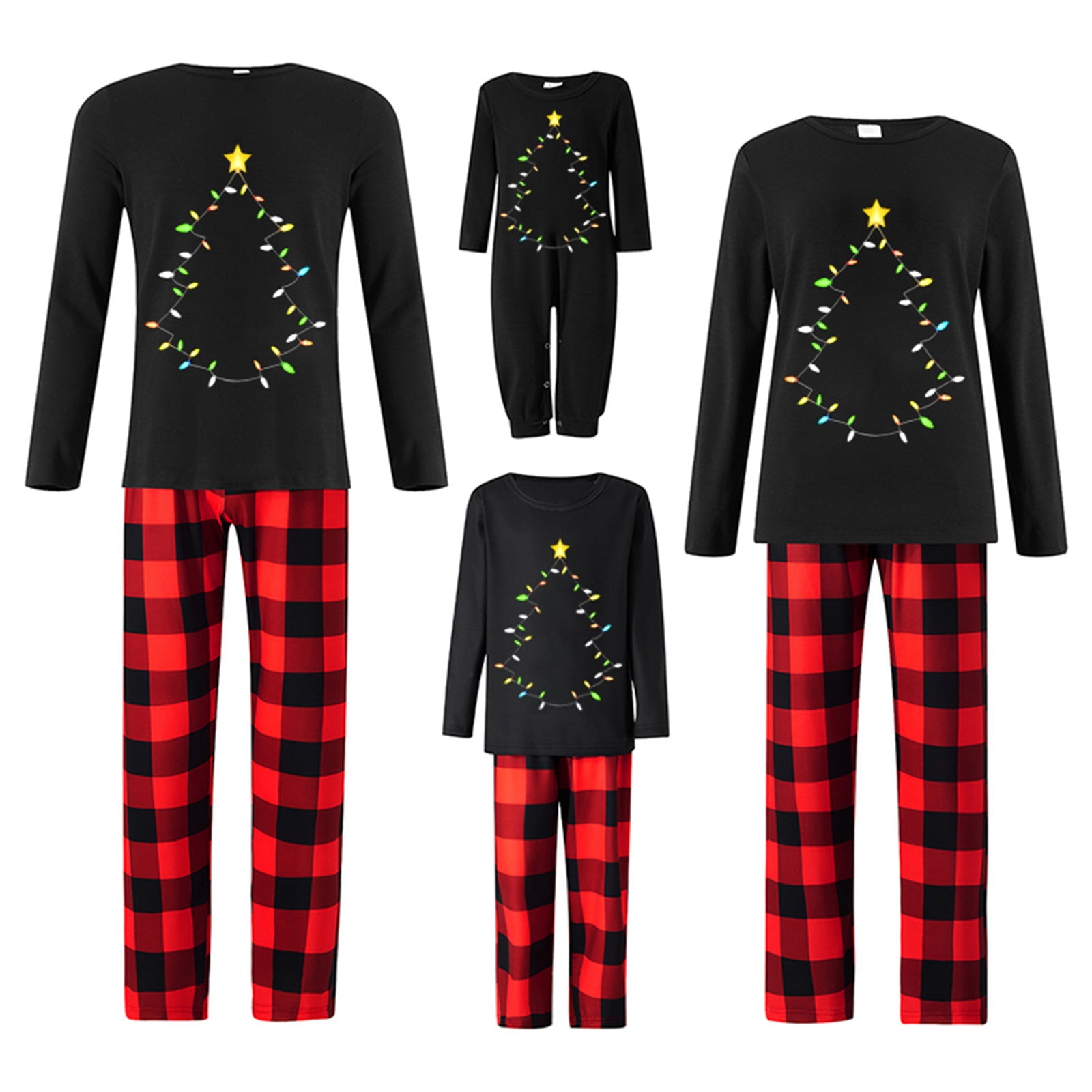 ZAXARRA Matching Christmas Pjs For Family Christmas Family Set Family ...