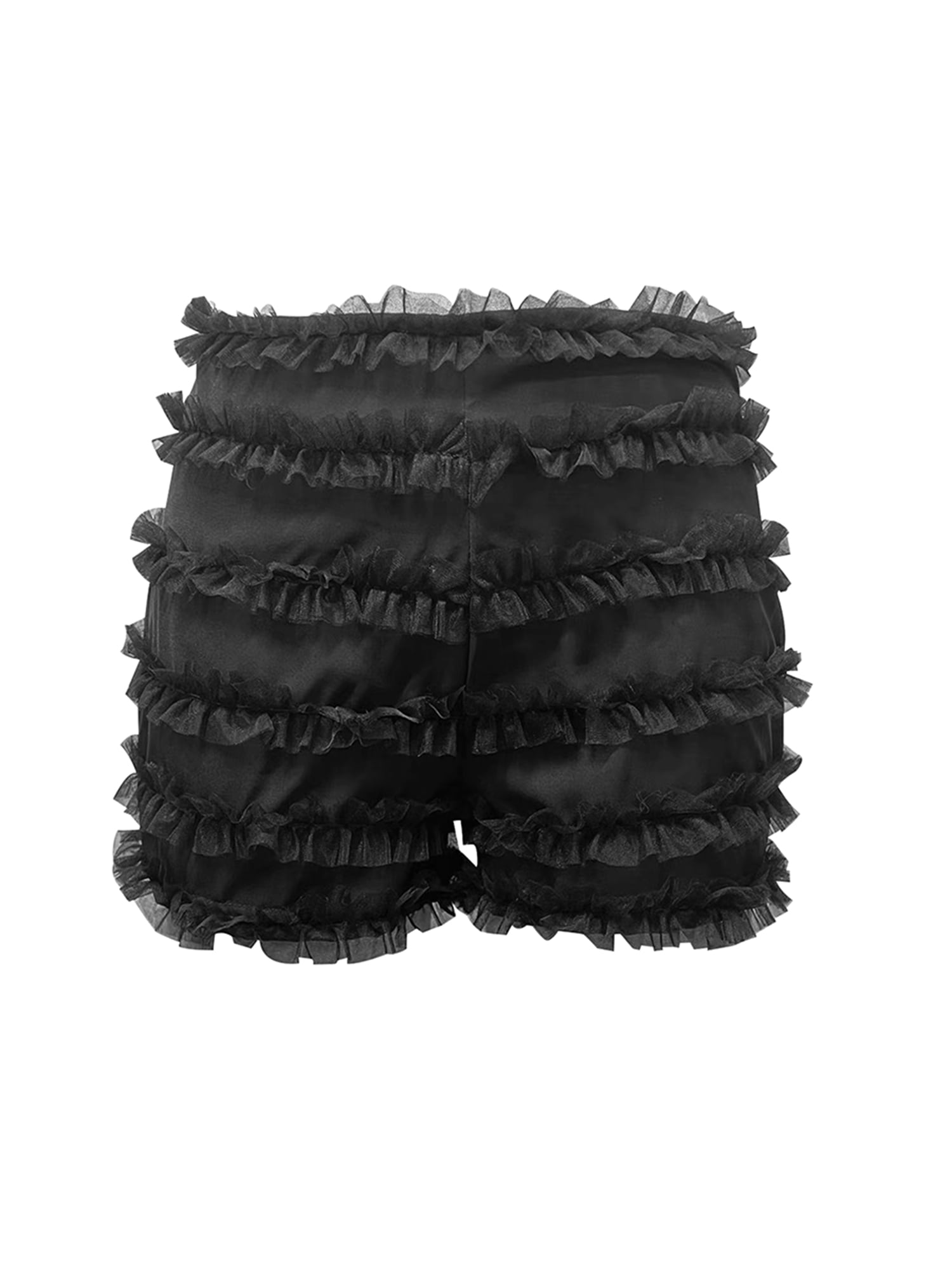 ZAXARRA Women Lolita Bloomers Cute Ruffle Lace Trim Pumpkin Pants Boy ...