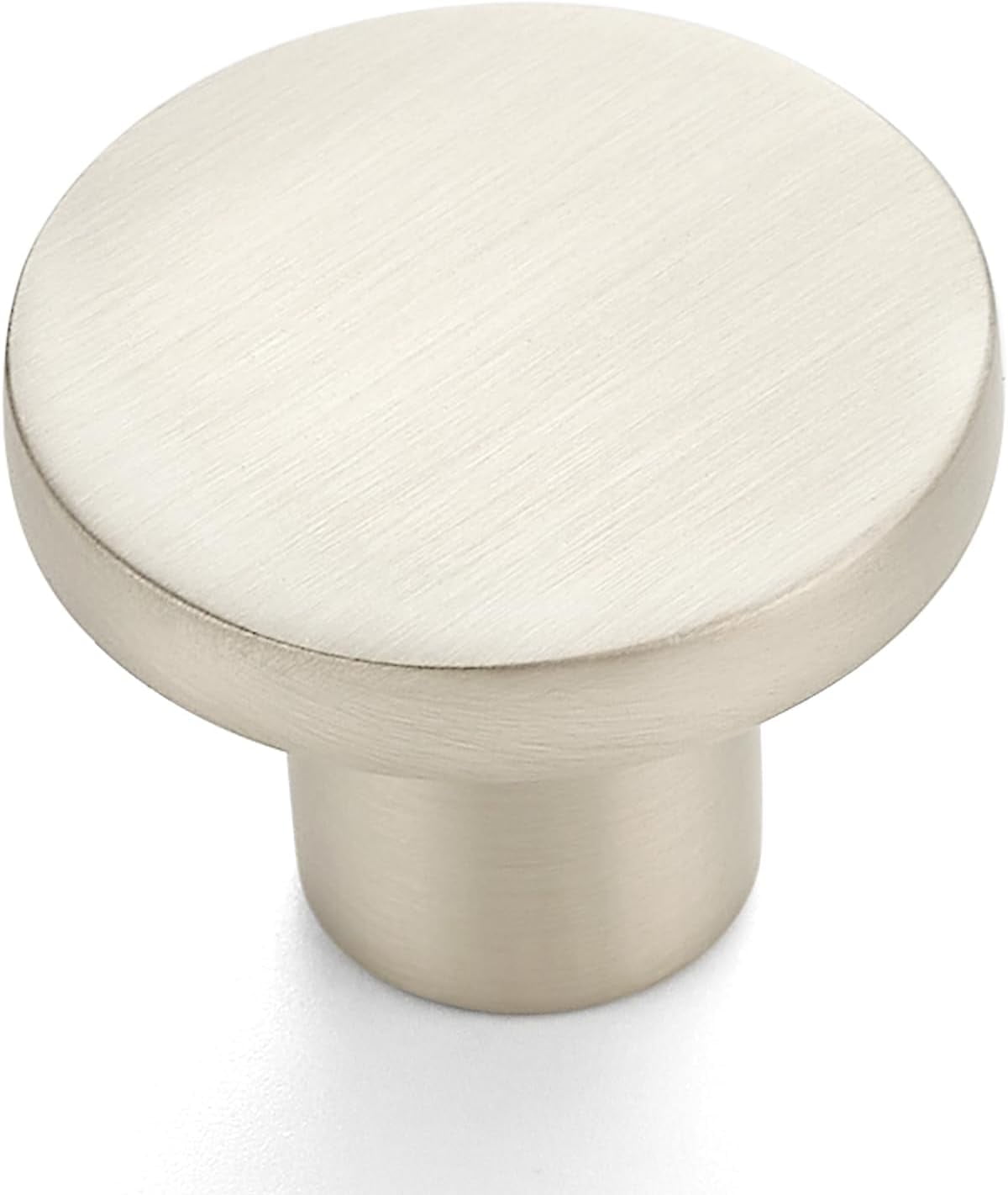 ZAZAIKS 10 Pack Matte Black Cabinet and Drawer Knobs - 1-1/5 Inch Round Pulls for Kitchen ...