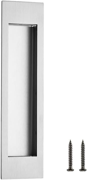 ZAZAIKS 4 Pack Black Sliding Closet Door Handles Black Flush Pulls 4 ...