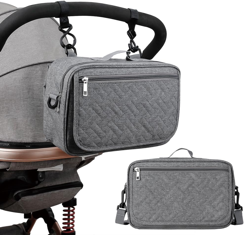 ZAZAIKS Baby Diaper Caddy Bag with Changing Pad - Diaper Caddy Tote Baby Stroller Bag Nursery ...