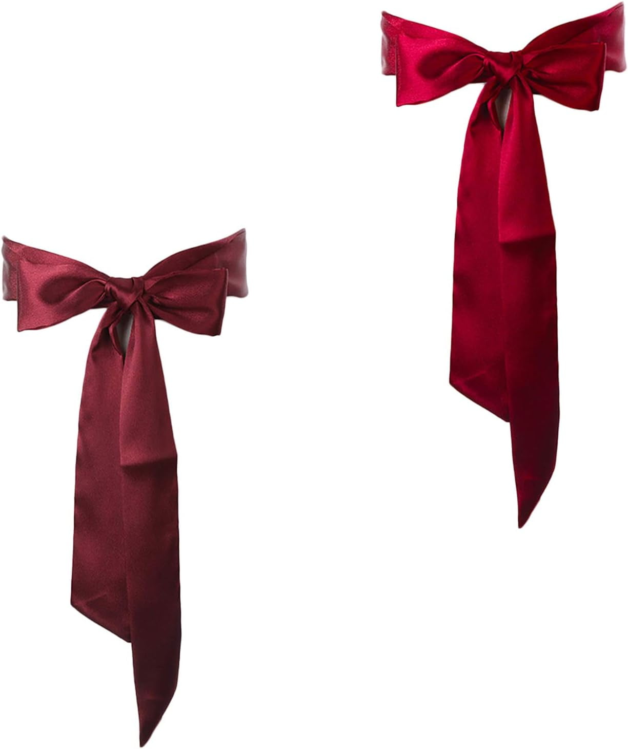 ZAZAIKS Long Ribbon Sash Belt for Dress Wedding Sash Bridal Silk Satin ...