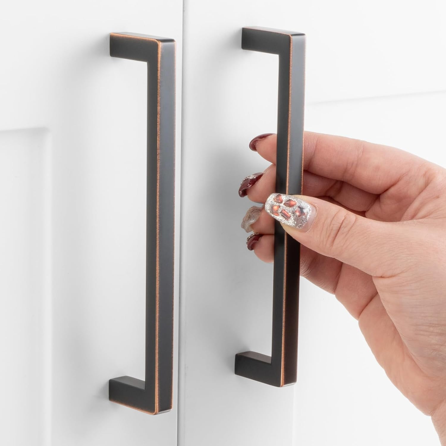 ZAZAIKS Pack of 1, 10 Inch Hole Centers, Brushed Gold Square Bar ...