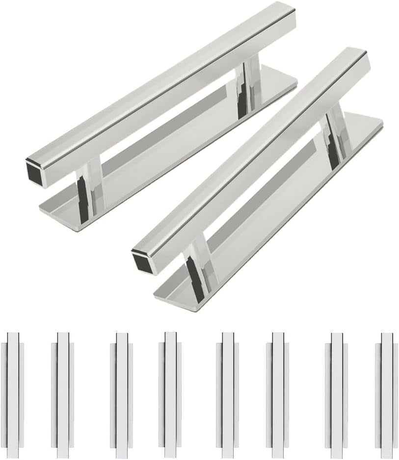 ZAZAIKS Self-Stick Push Pull Helper,10 Pack ABS Plastic Wardrobe ...