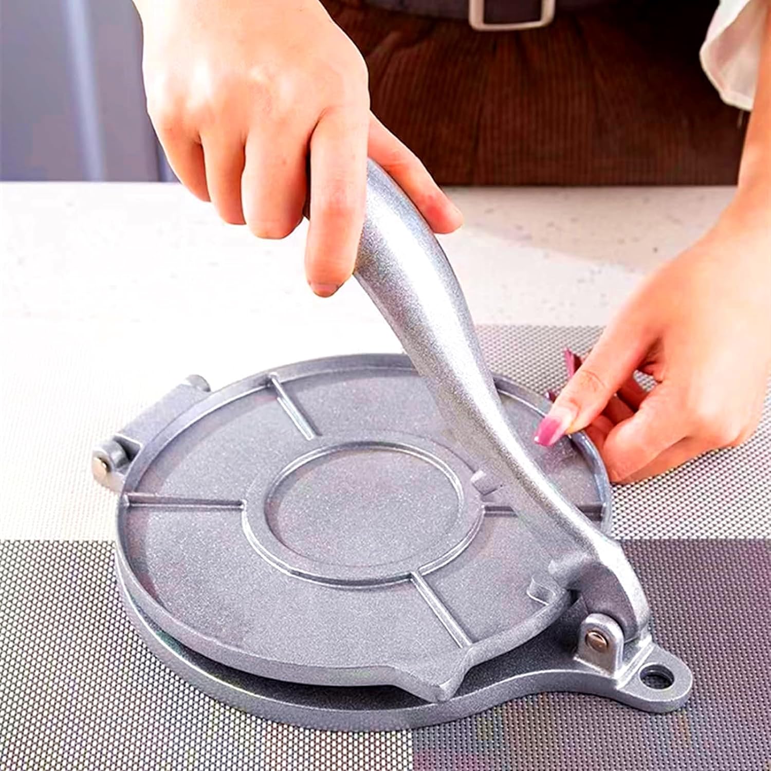 ZAZAIKS Tortilla Press Aluminum Alloy Tortilla Press Flapjack Machine ...