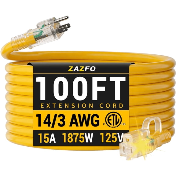 100' Outdoor Extension Cords