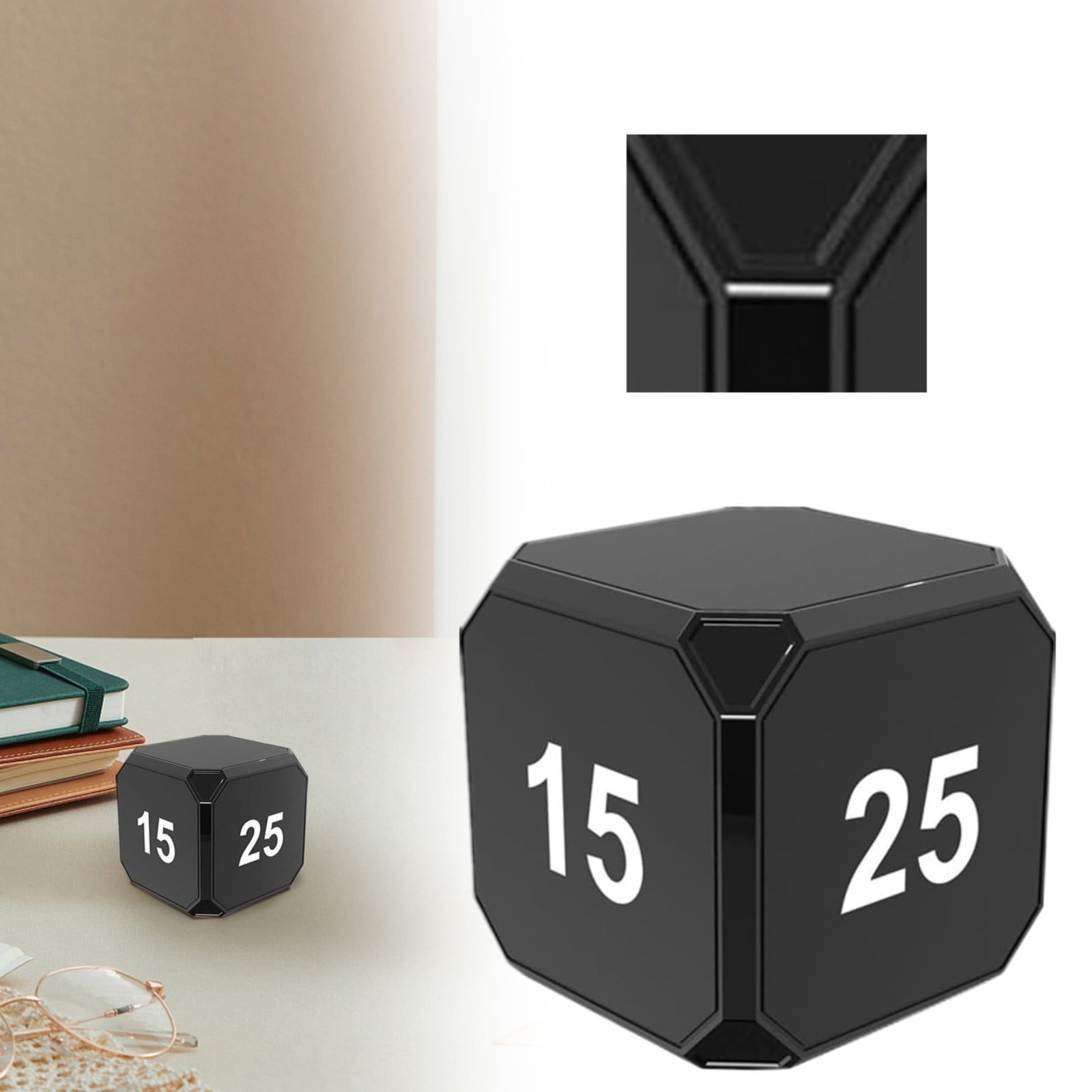 Zbbmuyhgsa Timers Cube Timer Cube Timer Sensor Rotating Timer Squre