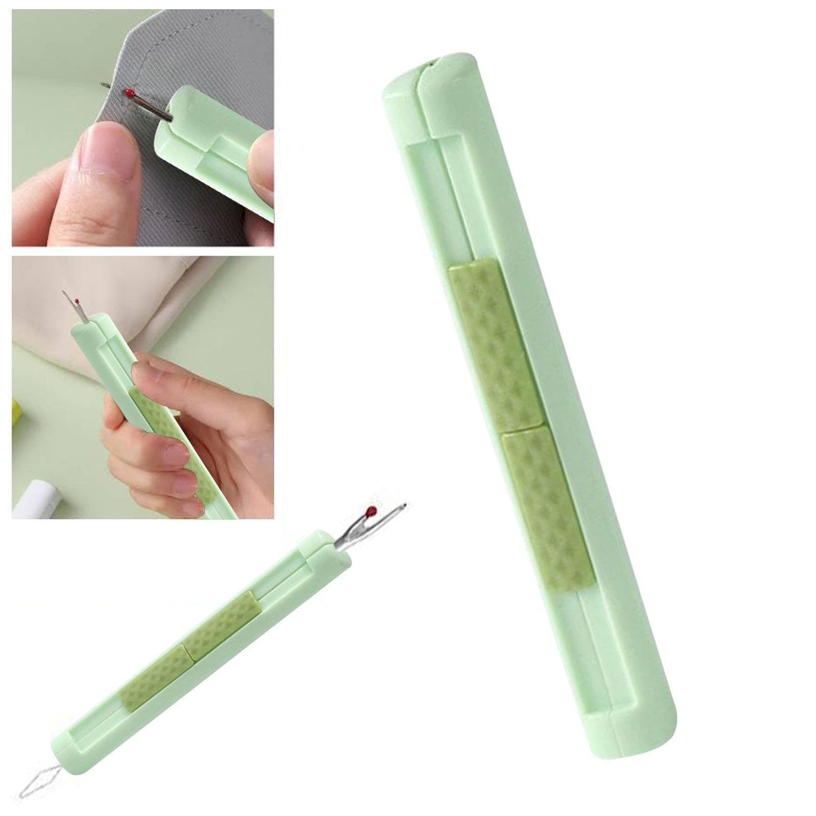 ZBFJINX 2 In 1 Needle Threader Seam Auto Needle Threader & Seam Tool ...