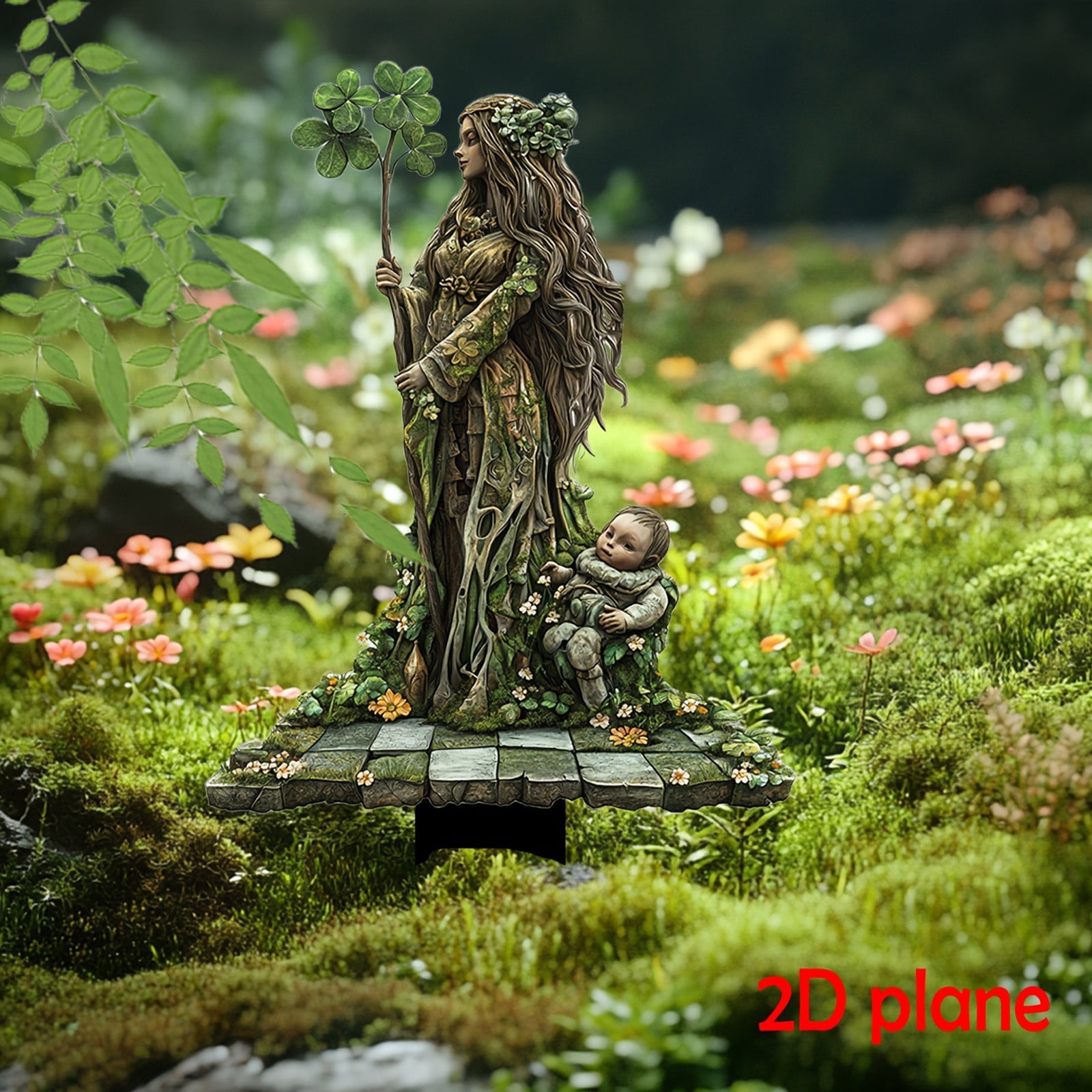 ZBFJINX 2025 Mother's Day Great Mom 2D Acrylic Outdoor Garden Sculpture ...