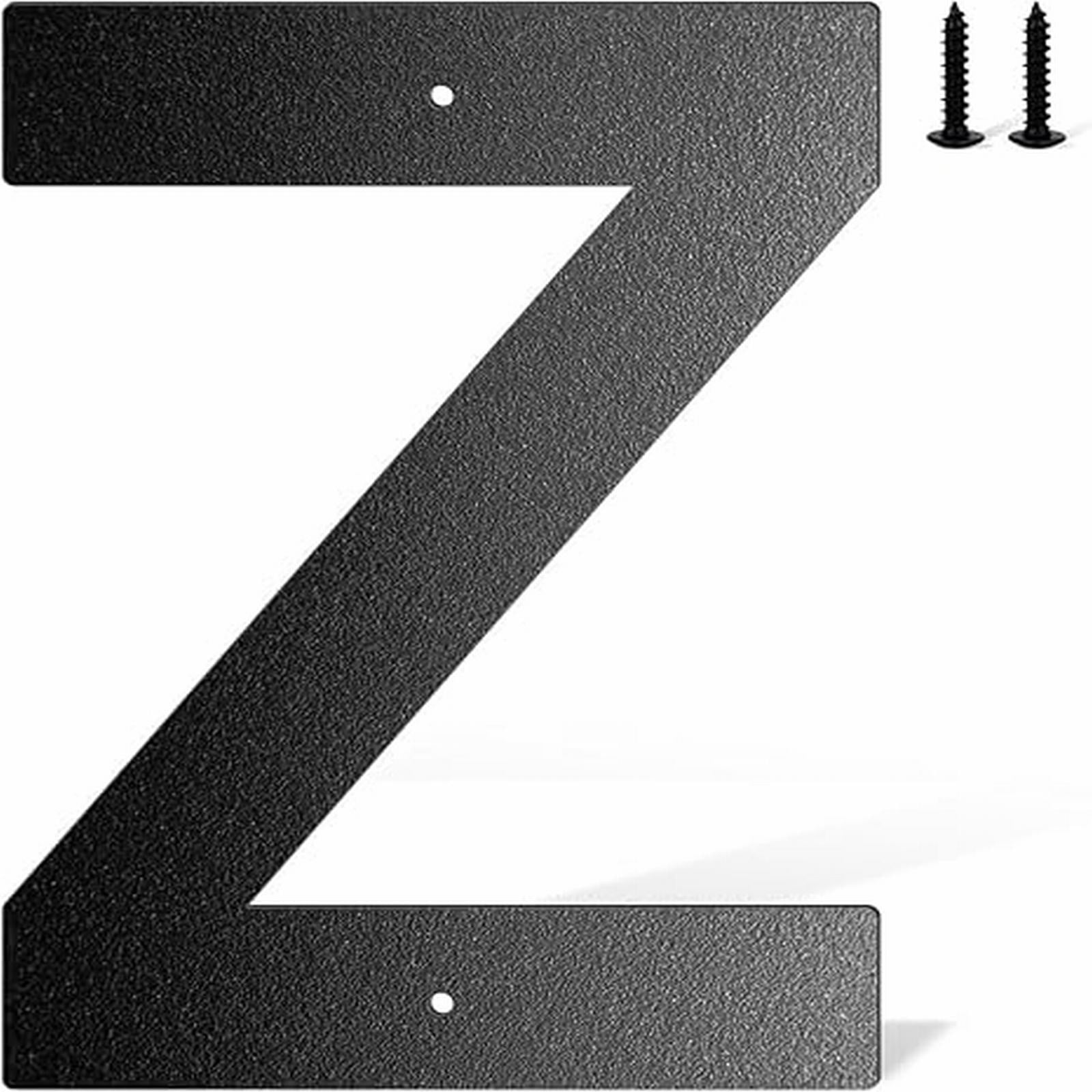 ZBFJINX 6 Inch Metal House Number Metal Letters House Address Number ...