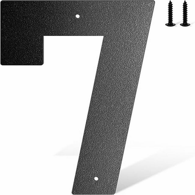 ZBFJINX 6 Inch Metal House Number Metal Letters House Address Number ...