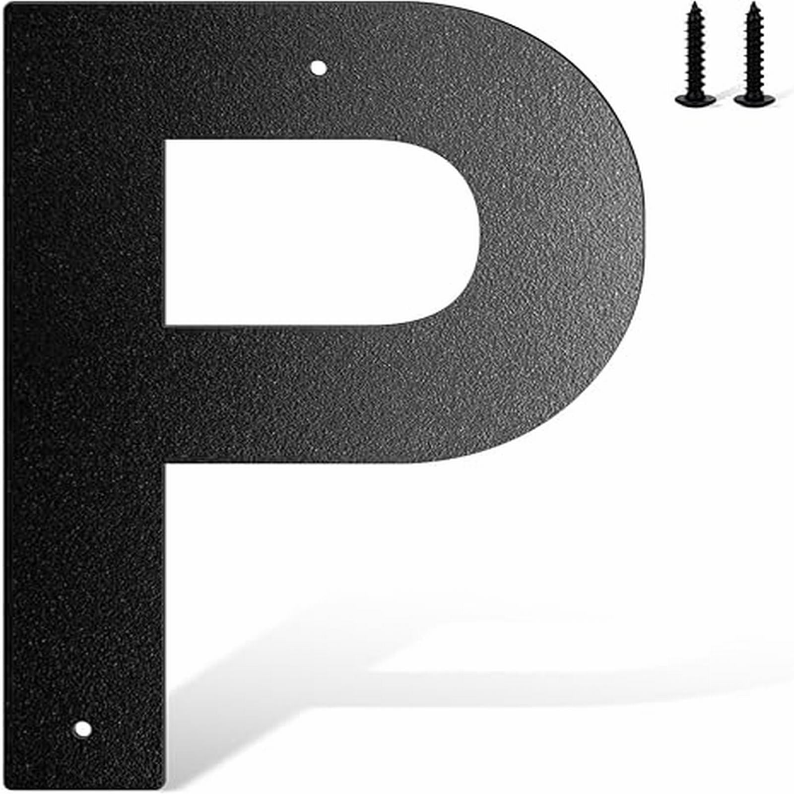 ZBFJINX 6 Inch Metal House Number Metal Letters House Address Number ...