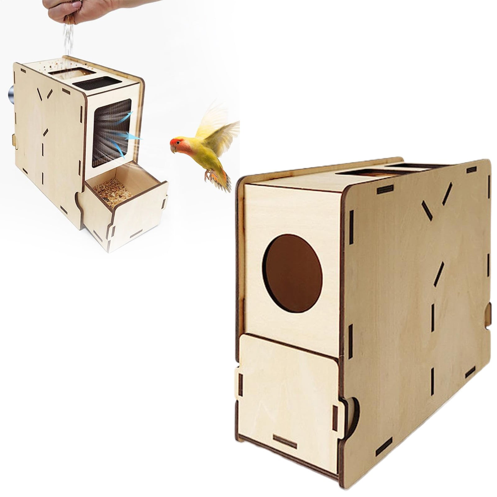 ZBFJINX Bird Feed Blown Splitter Grain Splitter Machine Efficient Grain ...