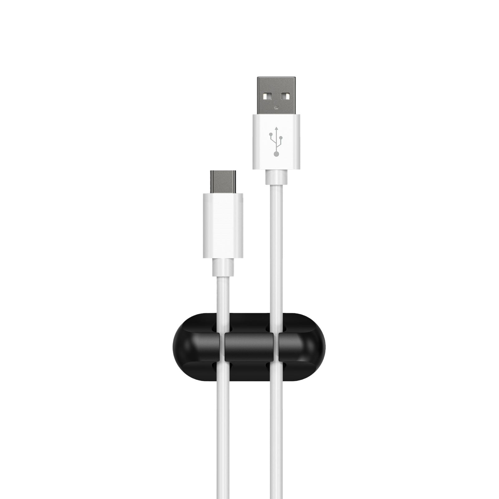 ZBFJINX Cable Clips Black White GrayCord Organizer Adhesive Management ...