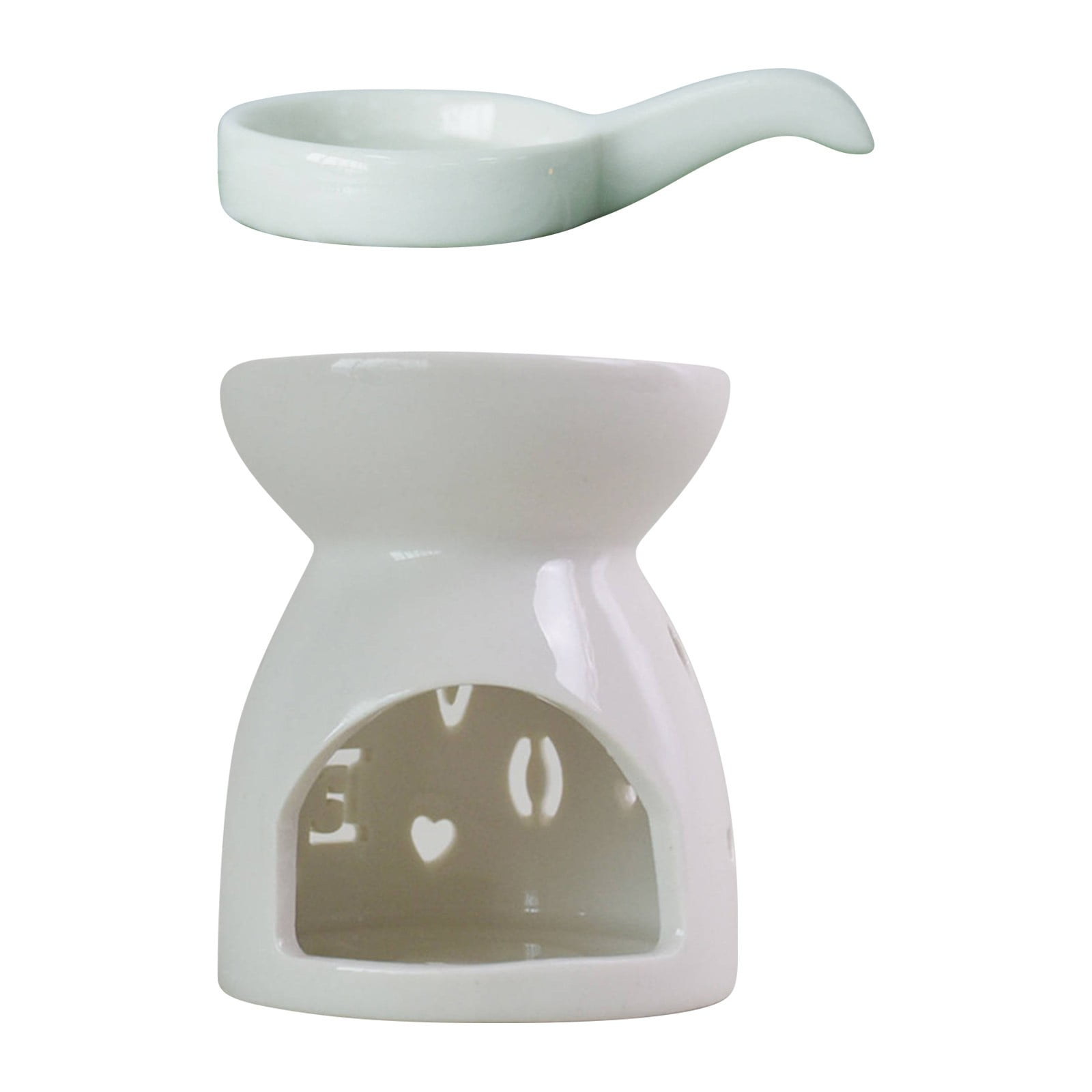 ZBFJINX Ceramic Tea Light Candle Holder Oil Burner Wax Melt Burner ...