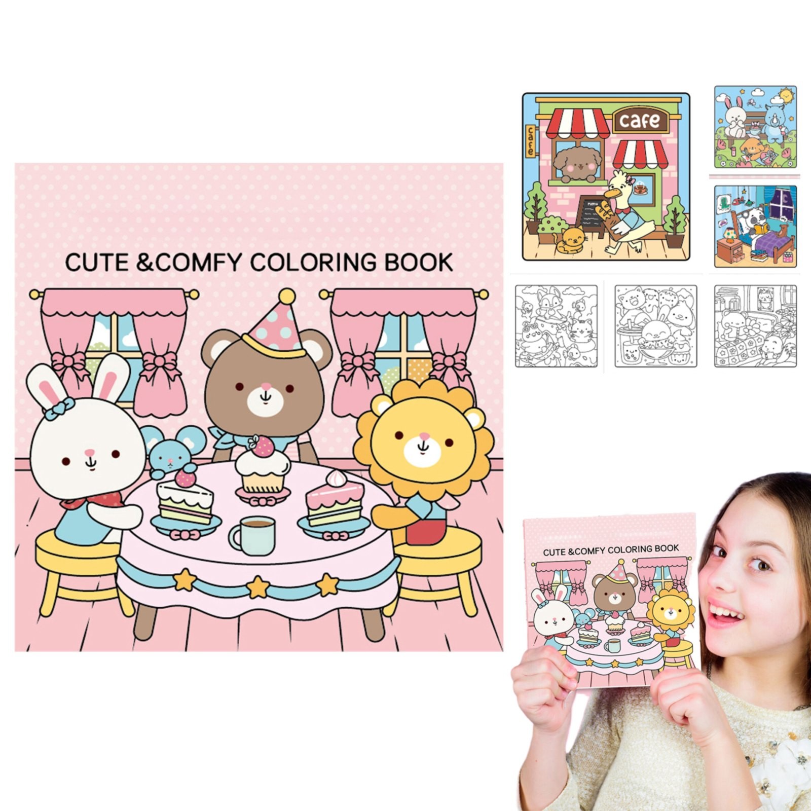 ZBFJINX Coloring Book 40 Comfortable Friends Coloring Book Based On ...