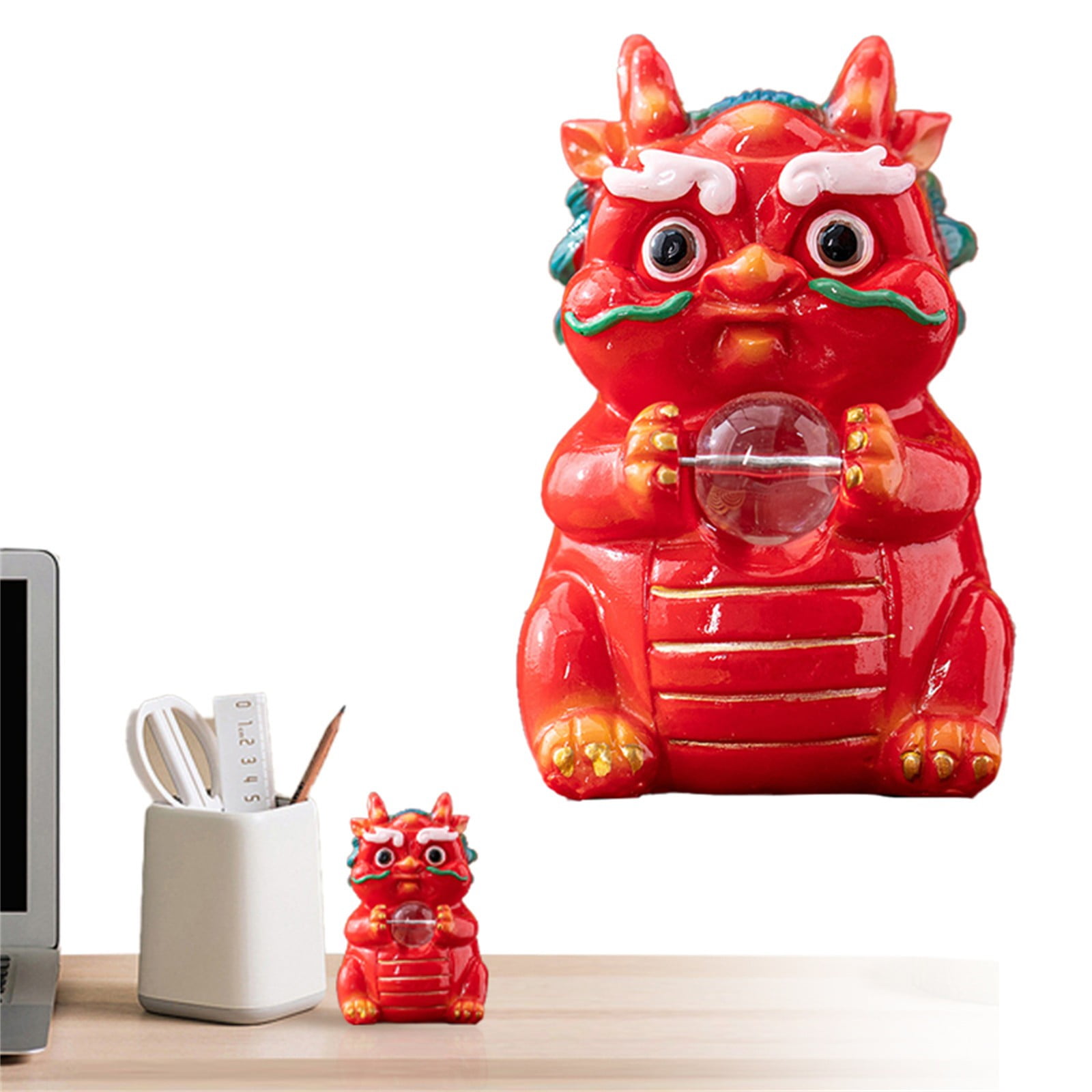 ZBFJINX Creative Figurine Rotating Dragon Decoration Premium Tea ...