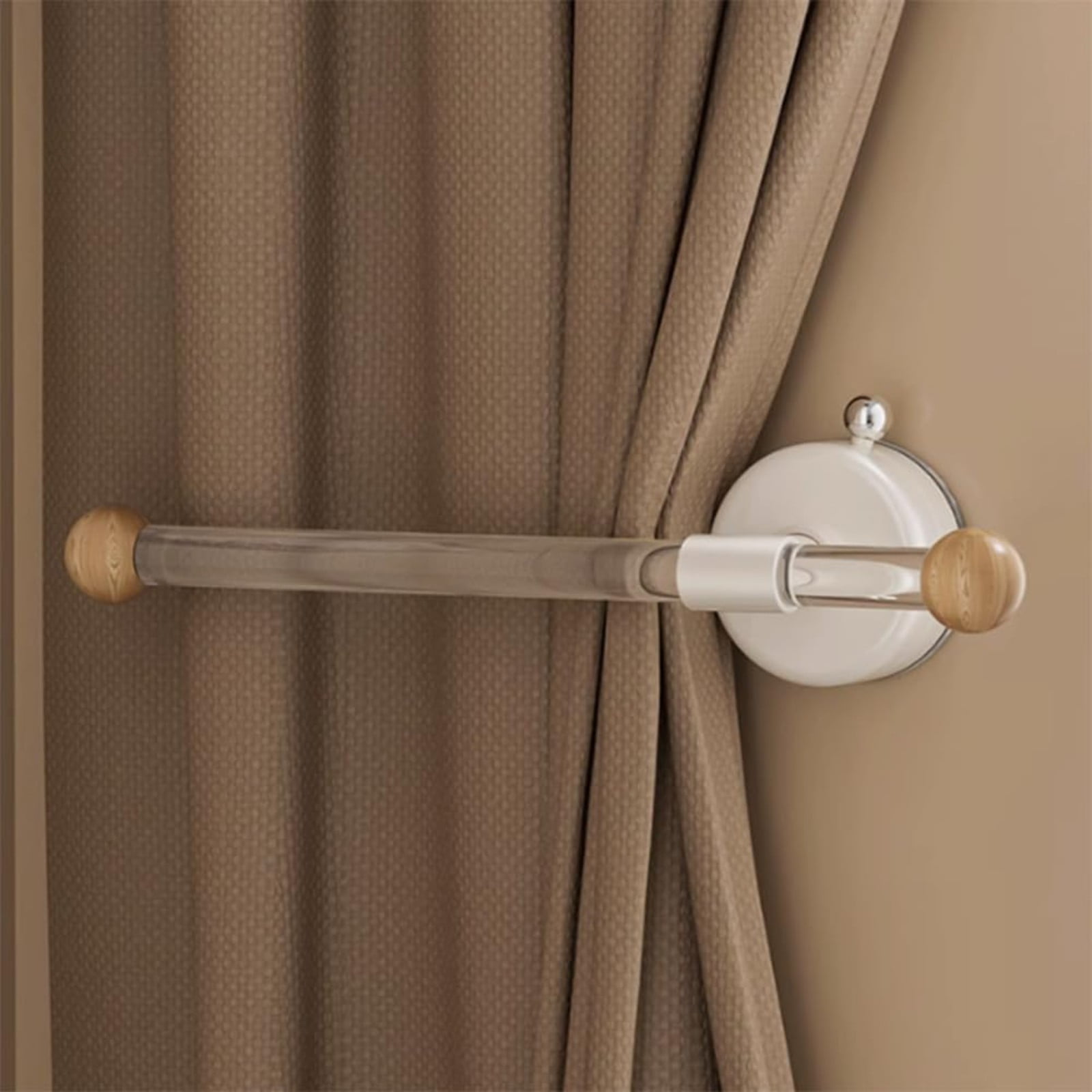 ZBFJINX Curtain Holders Adhesive Curtain Tieback Wall Mounted Curtain ...