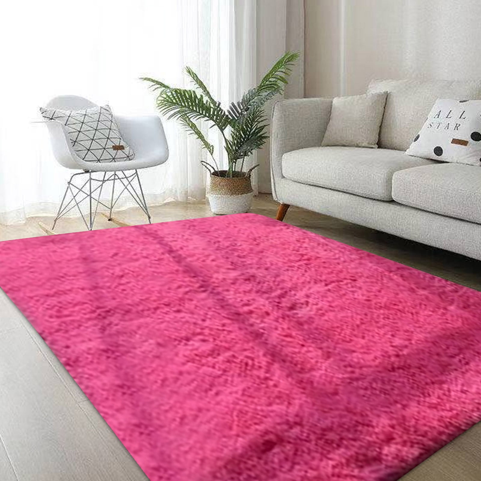 ZBFJINX Cute Fluffy Carpet Soft Washable Area Rugs For Kids Girls ...