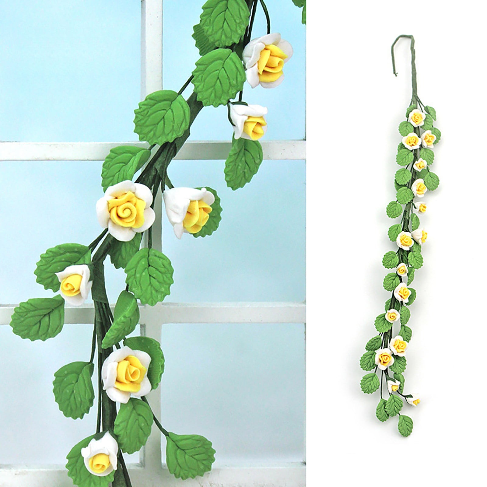 ZBFJINX Dollhouse Flower Dollhouse Swing Decorative Long Bouquet ...