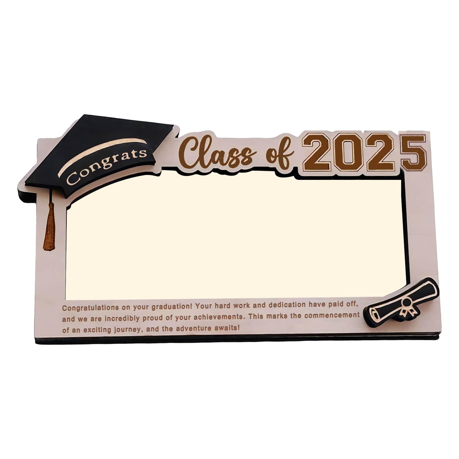 ZBFJINX Graduation 2025 Clip Wooden Graduation Envelope Box Designed ...