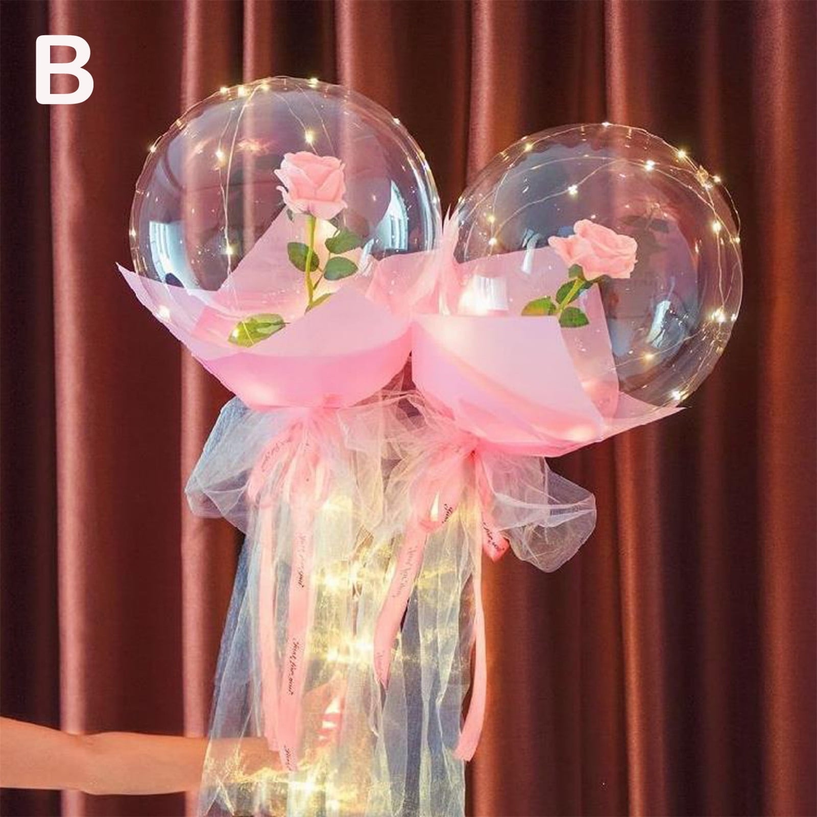 ZBFJINX LED Luminous Balloon-Rose Bouquet DIY innovative product ...