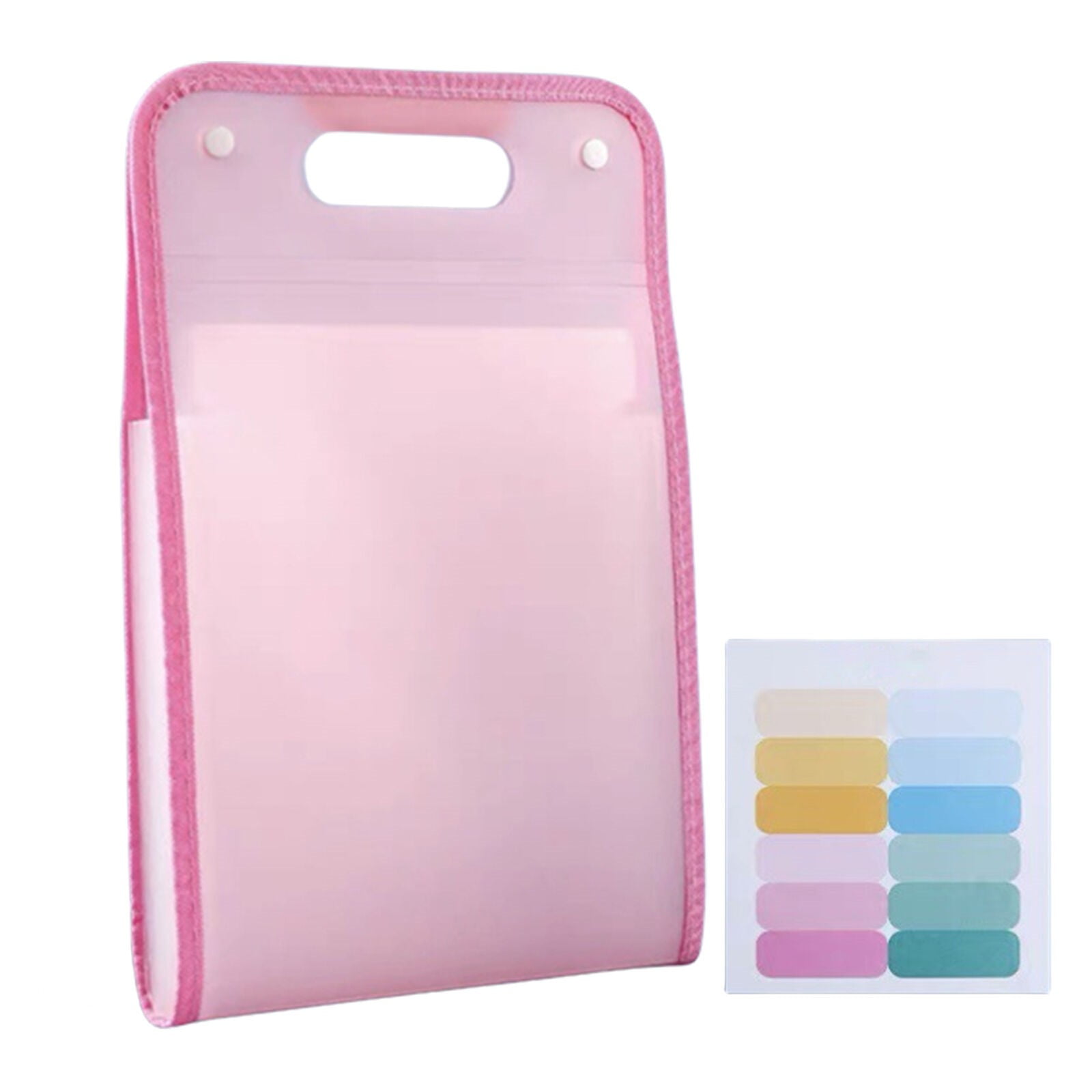ZBFJINX Plastic File Folder Extended Folder With Snap Button Closure ...