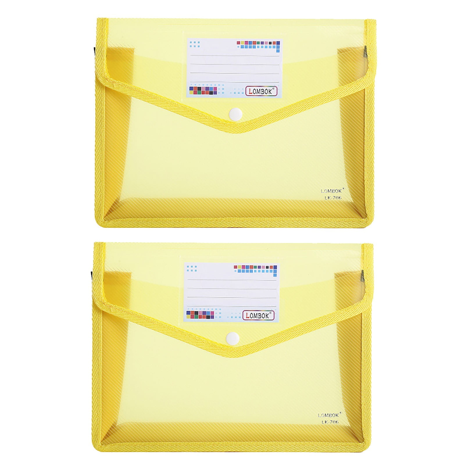 ZBFJINX Plastic File Folders A4 Size 2 Pcs Expandable Document Folder ...