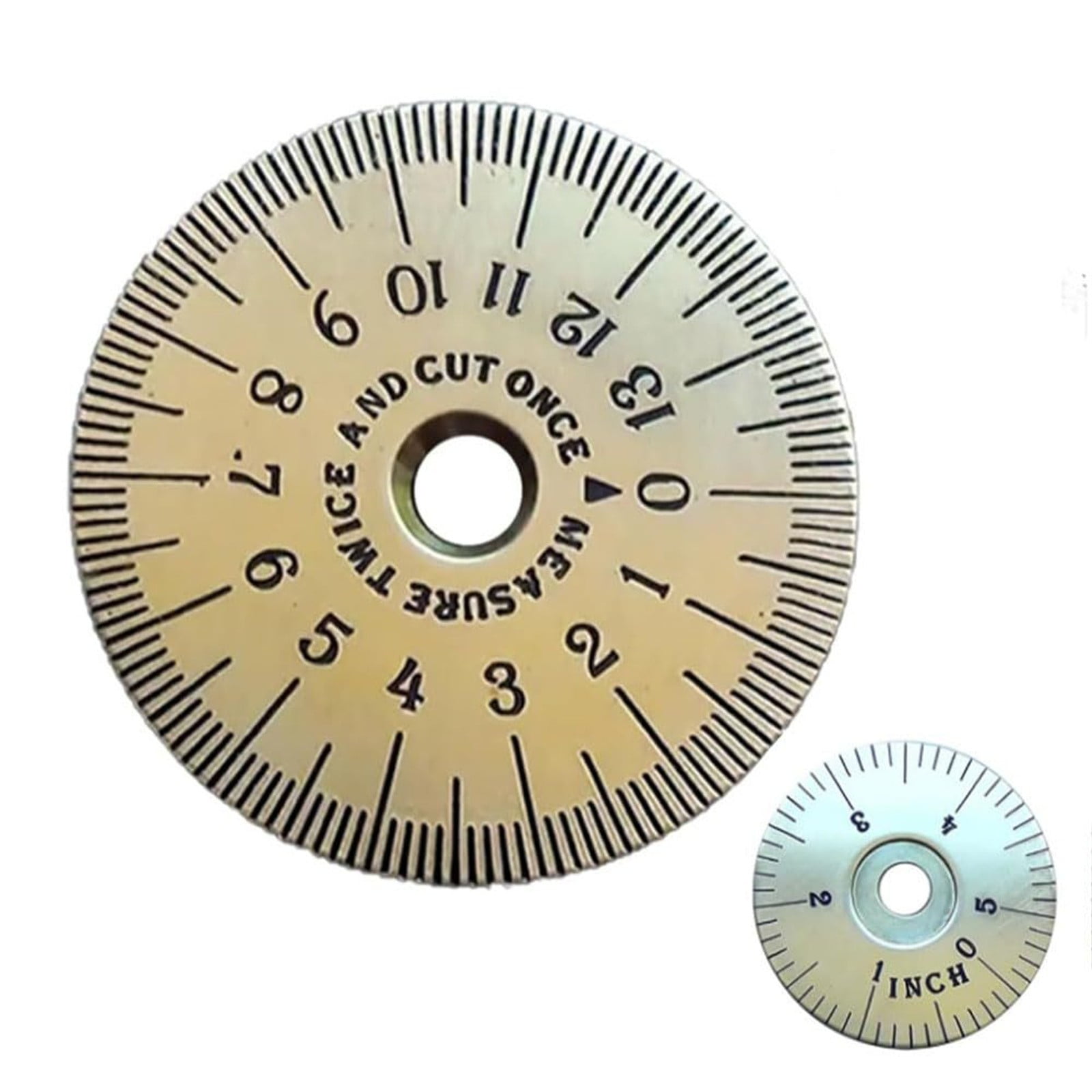 ZBFJINX Pocket Measuring ，Metric/ Mini Measuring Tool Brass Circle ...