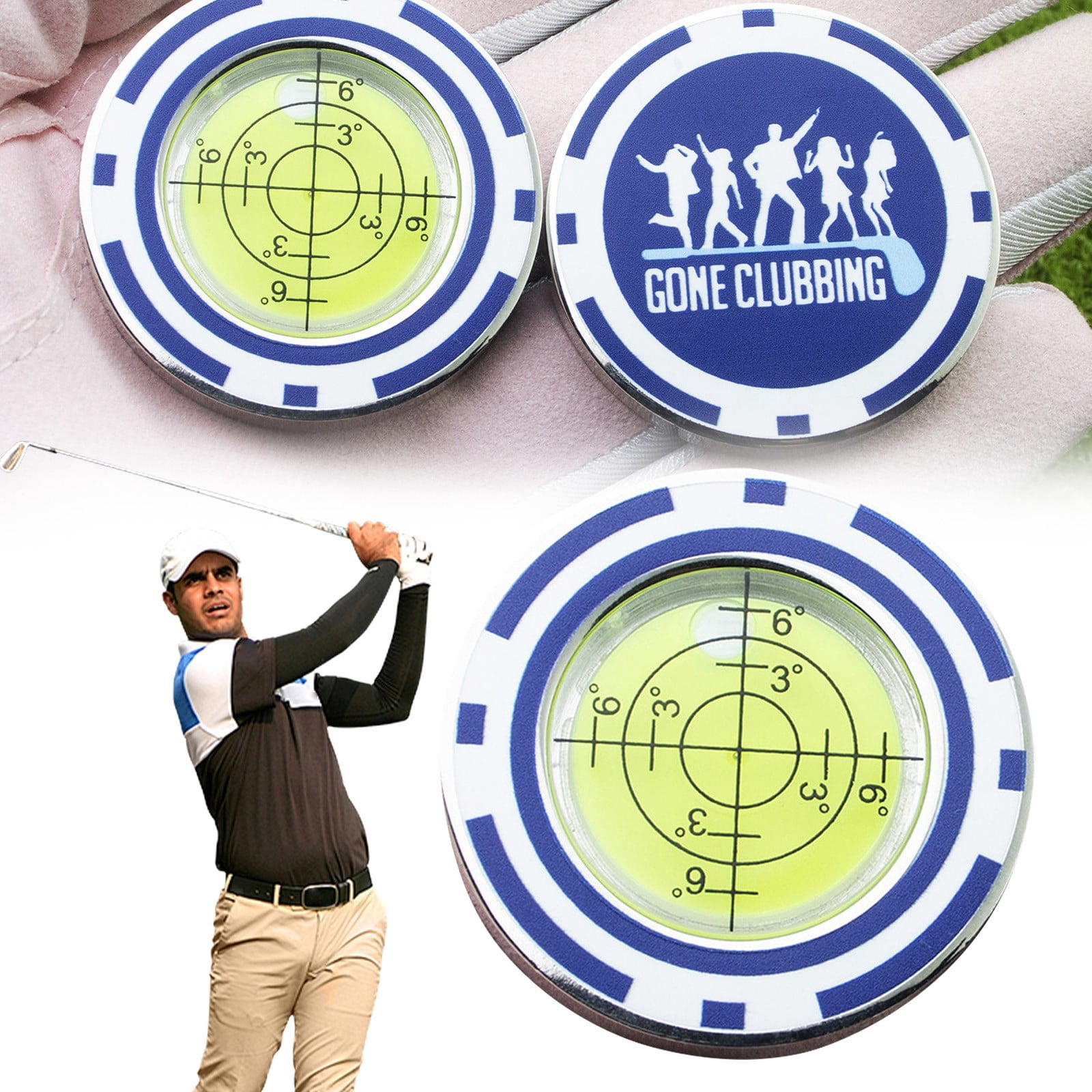 ZBFJINX Products Double Markers/Mark Green Slope Reader Metal Markers ...