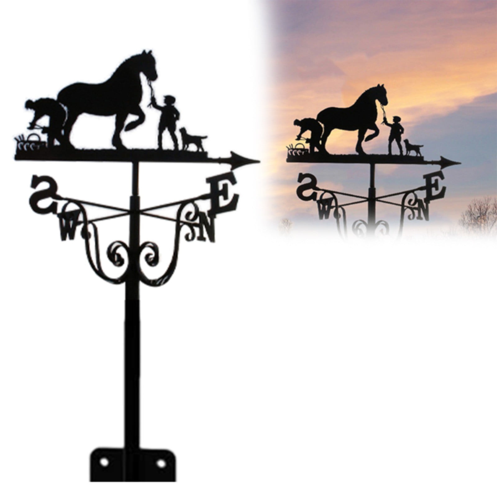 ZBFJINX Weather Vane Decorative Wind Vane Weather Vane Garden Mount ...