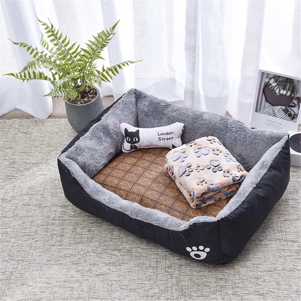 ZBH 4 in 1 Dog Beds, Washable Pet Mattress Comfortable and Warming ...