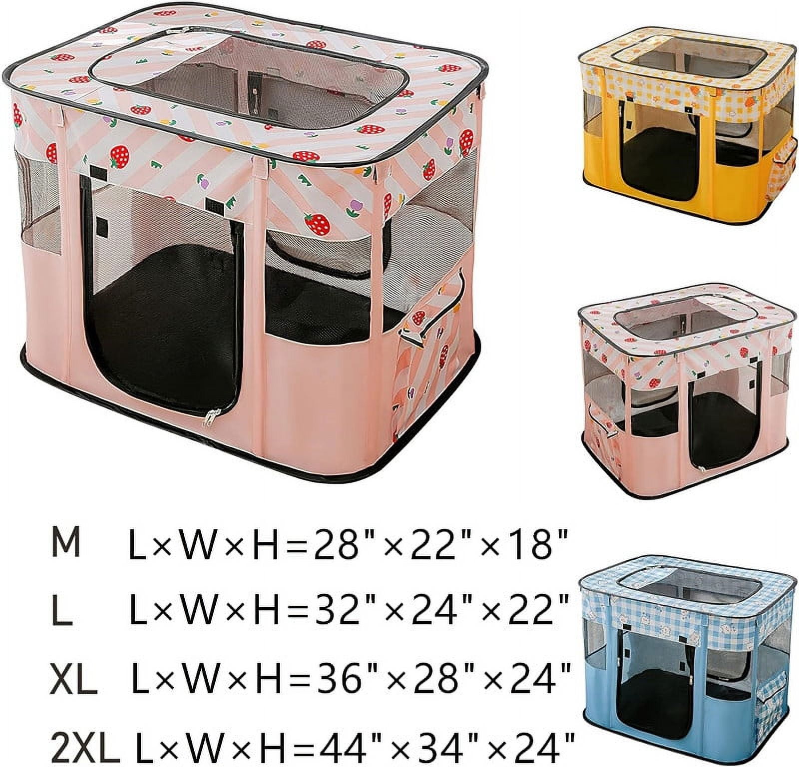 ZBH Portable Foldable Pet Playpen Collapsible Crates Kennel Playpen for ...