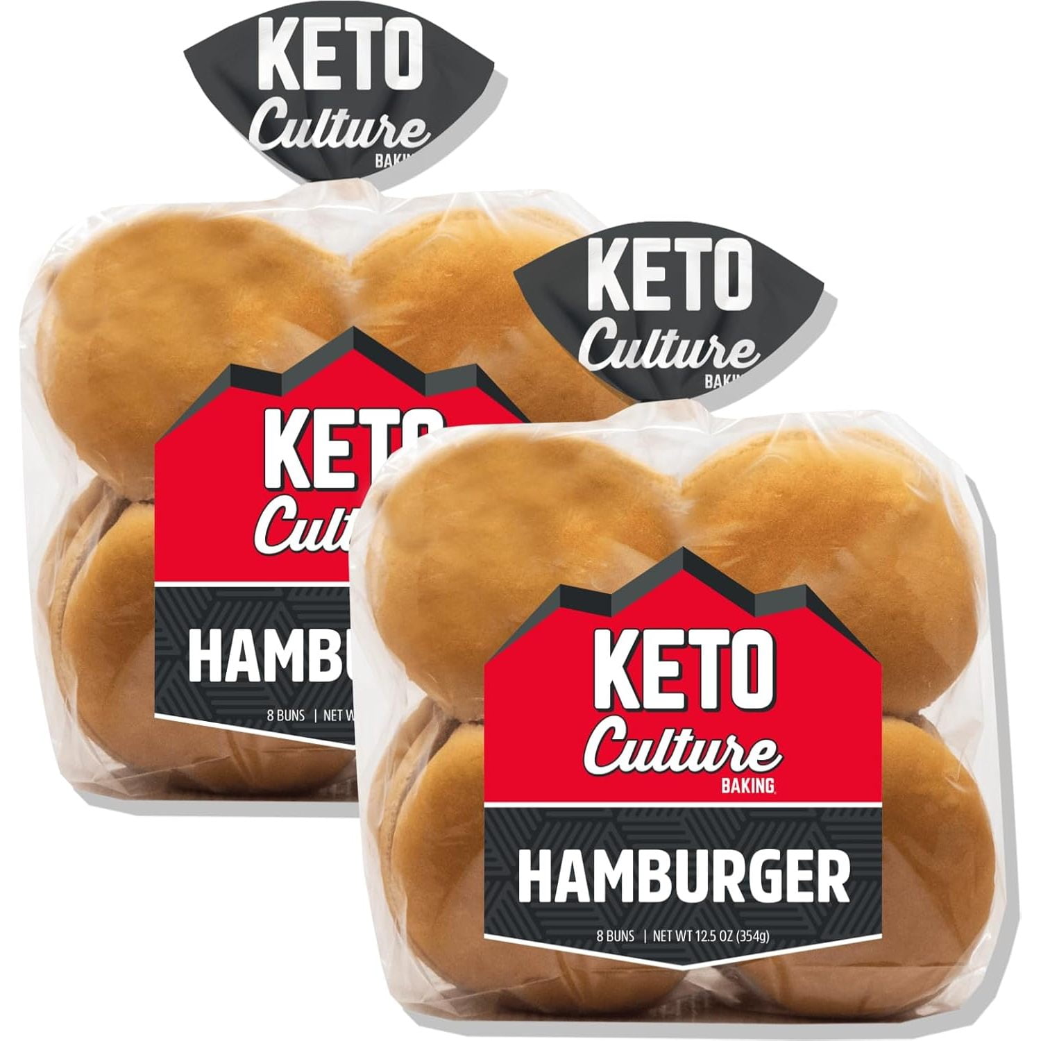 ZBSF Franz Bakery Keto Hamburger Buns 2 Pack (2 x 8 Buns) with Keto Lifestyle Guide - Walmart.com