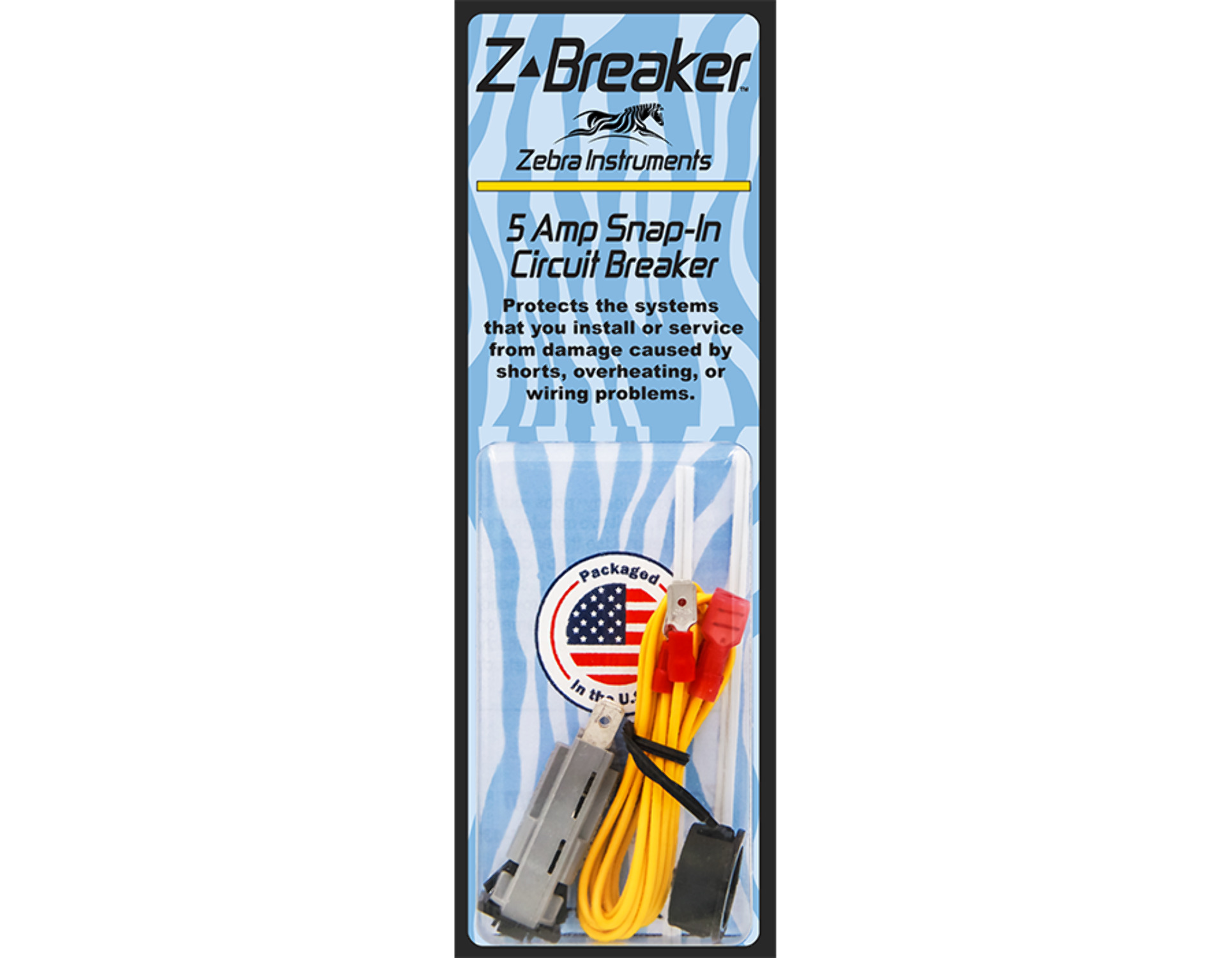 ZBreaker Set - 5A, Kit includes wires and pre-installed terminals ...