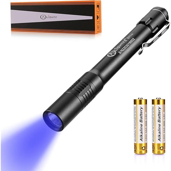 ZC D11D UV Flashlight 365nm High Power Black Light - Ideal for UV Glue ...