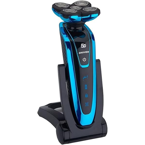 ZC Electric Shaver 5D Rotary Razor with Pop-up Trimmer LED Display Mens ...
