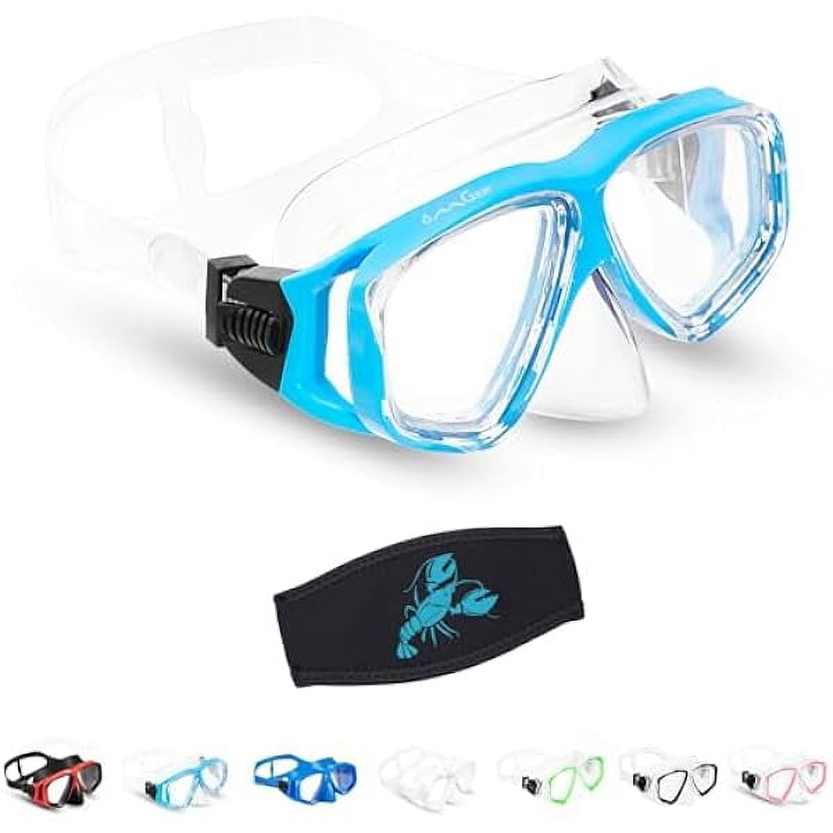 ZC Goggles Kids Swimming Silicone Swim Mask Snorkeling Gear for Kids ...